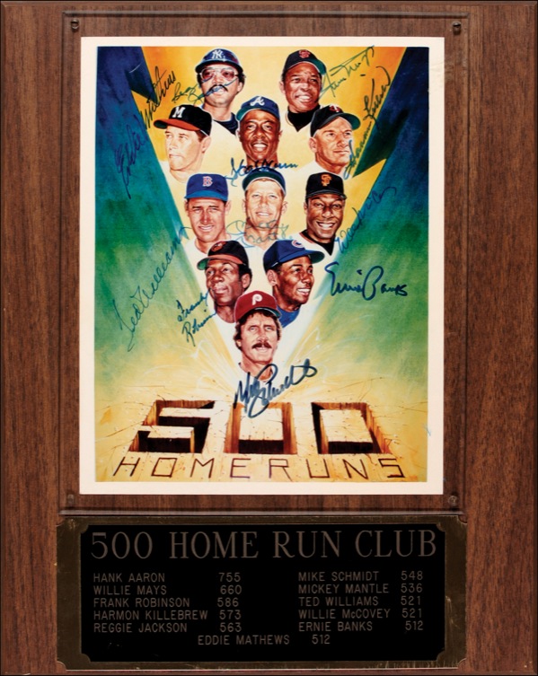 Baseball: 500 Home Run Club | RR Auction