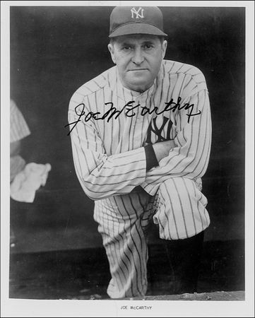 Joe McCarthy Signed Photograph | RR Auction