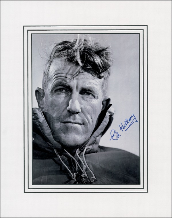 Edmund Hillary Signed Photograph | RR Auction