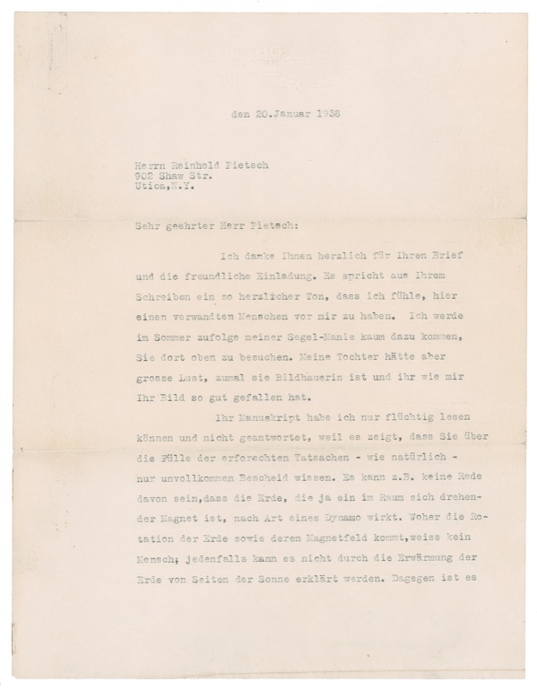 Albert Einstein: “THE EARTH IS A MAGNET TURNING IN SPACE”: