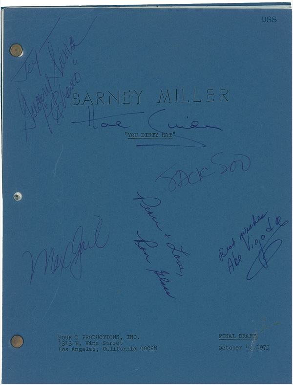 Barney Miller Script | RR Auction
