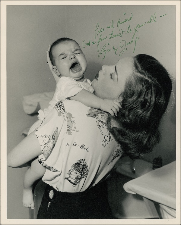 Judy Garland: ANOTHER STAR IS BORN: JUDY GARLAND signs for herself and