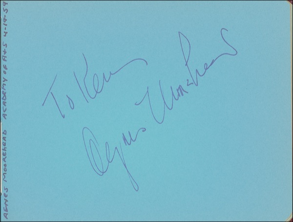 Autograph Albums: SIGNERS OF THE SILVER SCREEN: Instant collection of