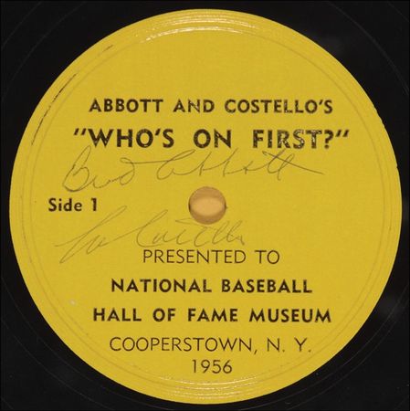 Abbott and Costello: WHO’S ON FIRST?: ABBOTT and COSTELLO sign a