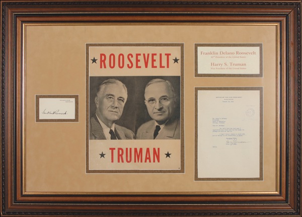 Franklin D. Roosevelt and Harry S. Truman: Truman and FDR together