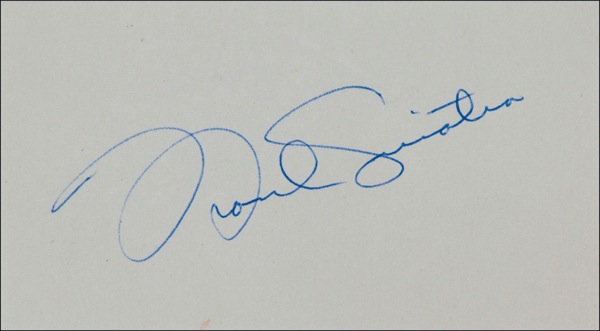 Frank Sinatra Signature | RR Auction