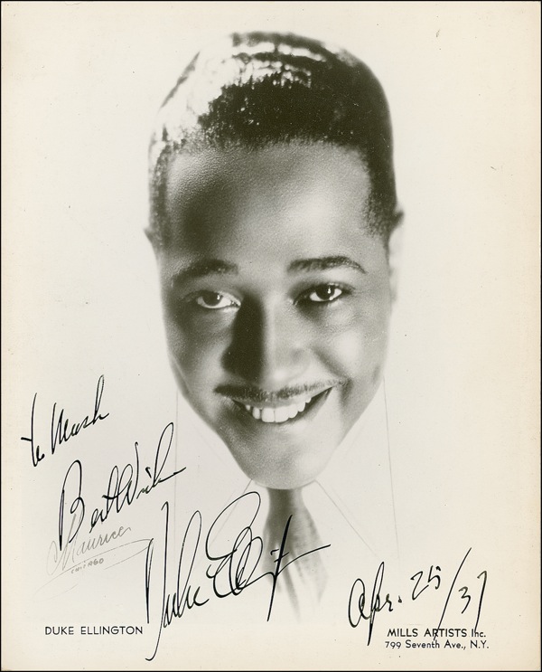 Duke Ellington Signed Photograph | RR Auction