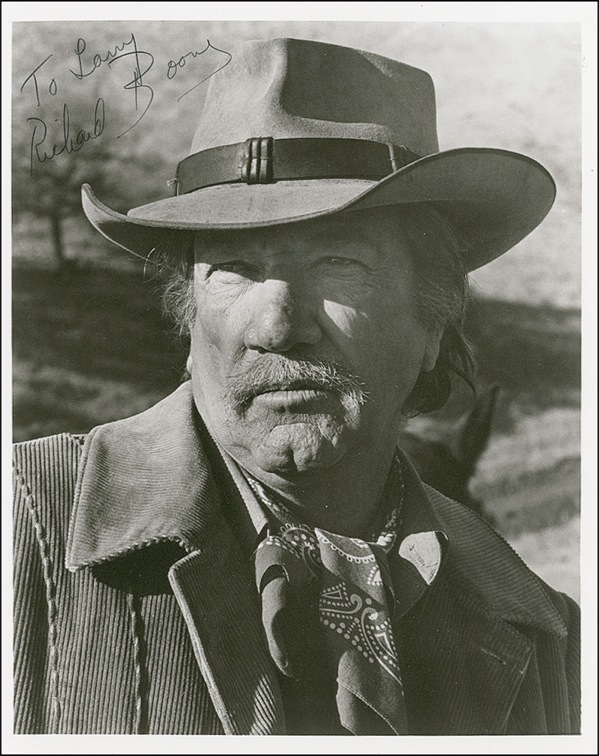 Richard Boone Signed Photograph | RR Auction