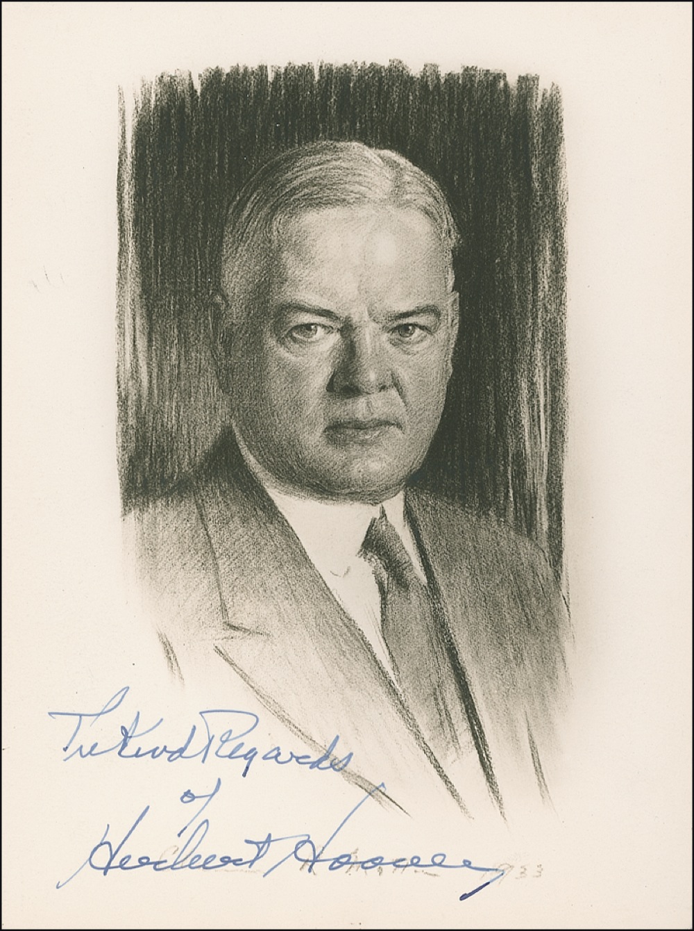 Herbert Hoover Signed Photograph | RR Auction