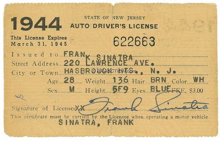 Frank Sinatra: UNDER HIS (SNAKE) SKIN: FRANK SINATRA’s 1944