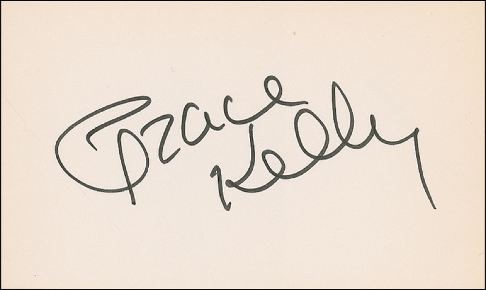 Grace Kelly Signature | RR Auction