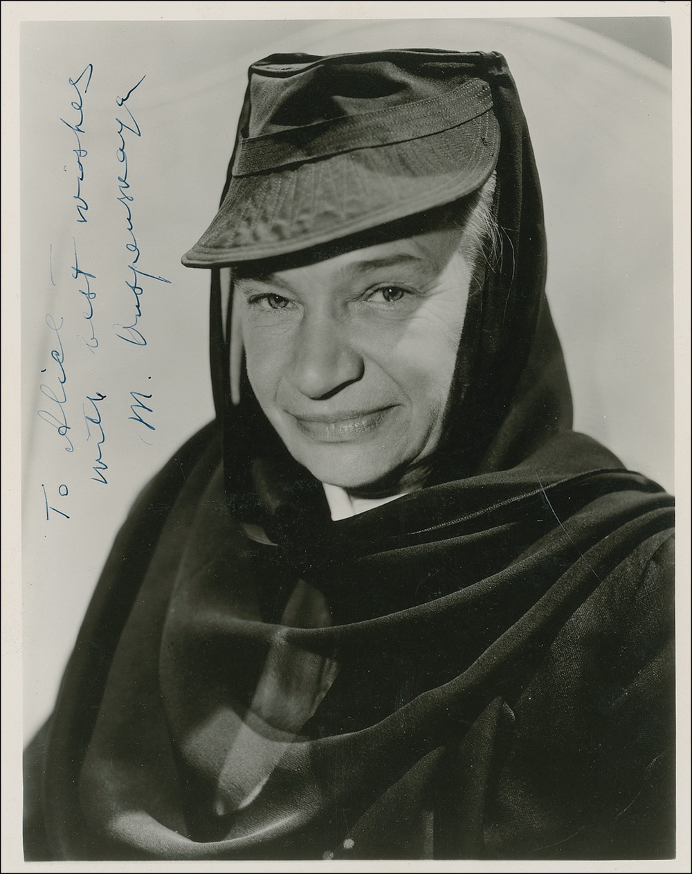 Maria Ouspenskaya Signed Photograph | RR Auction