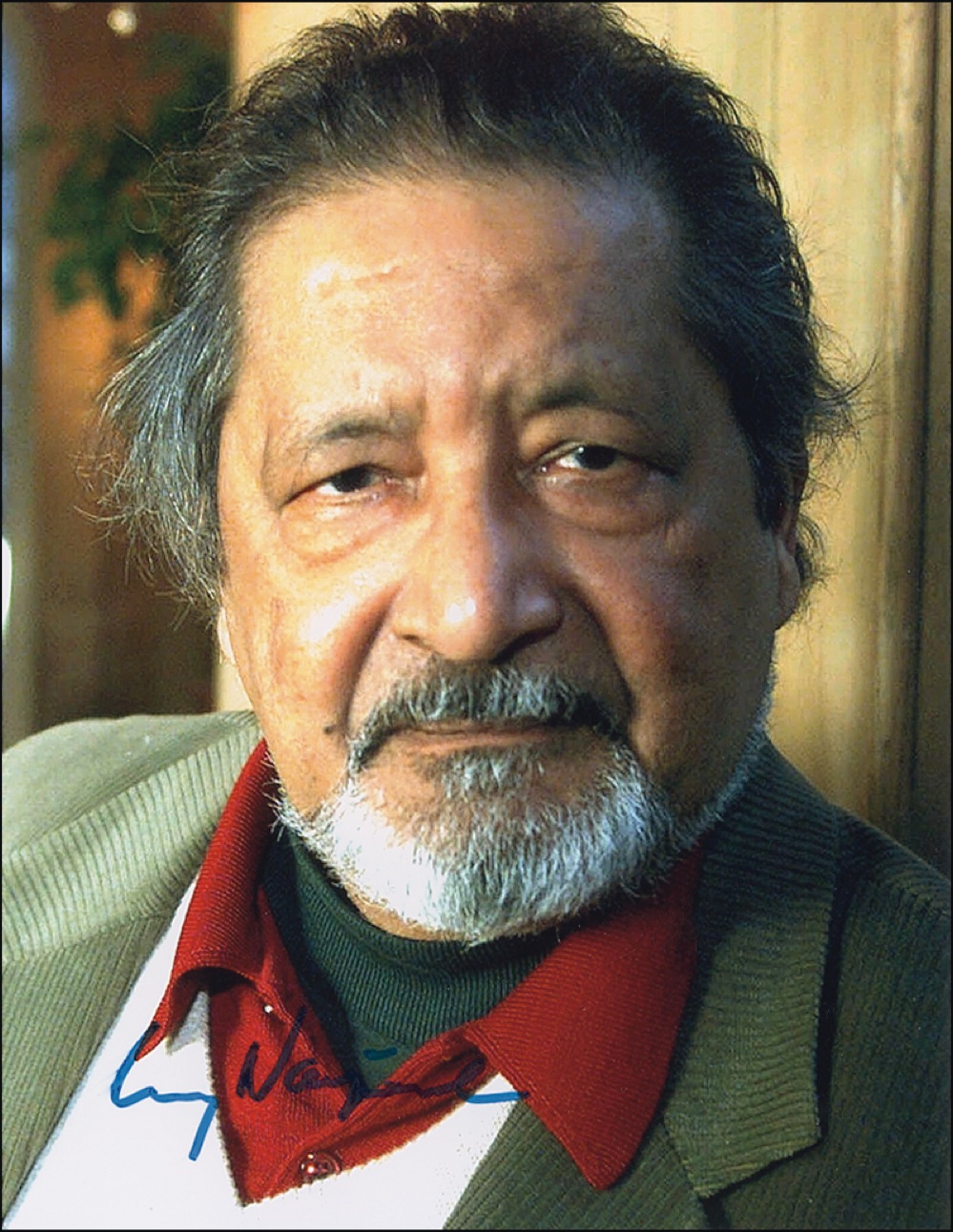 Vidaidhar Surajprasad Naipaul Signed Photograph | RR Auction
