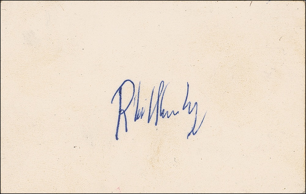 Robert F. Kennedy Signature | RR Auction