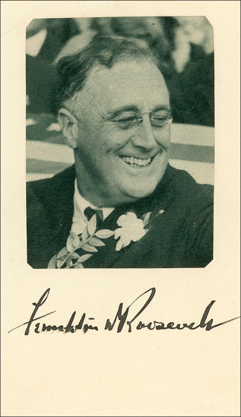 Franklin D. Roosevelt Signature | RR Auction