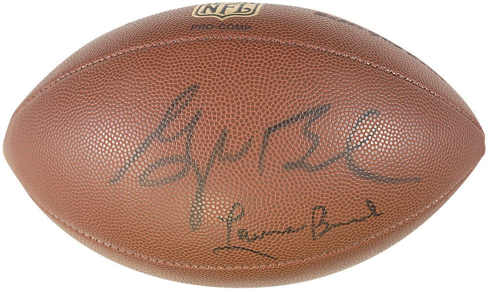 George W. and Laura Bush Football | RR Auction