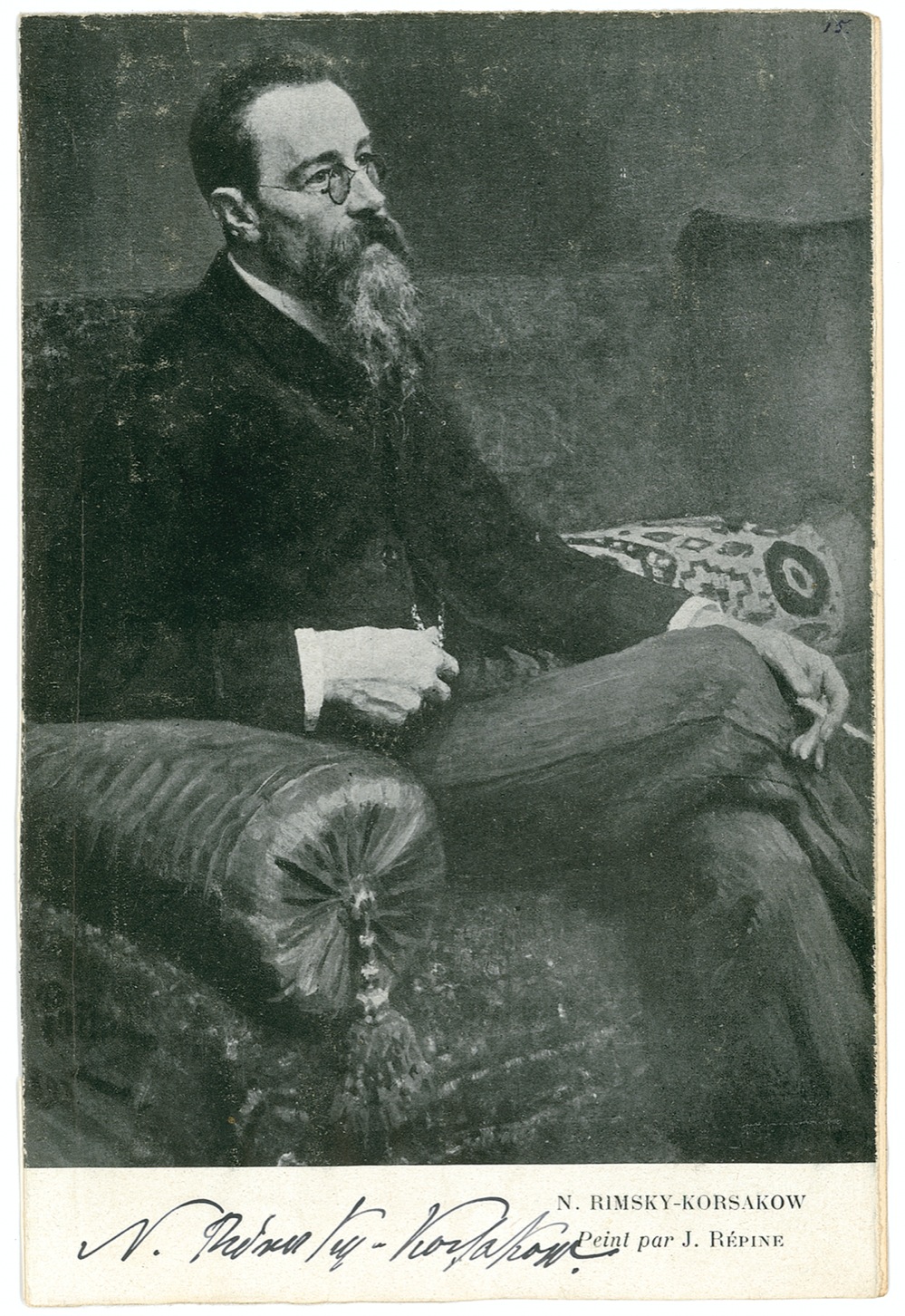 Nikolai Rimsky-Korsakov: Genius composer Rimsky-Korsakov signs an
