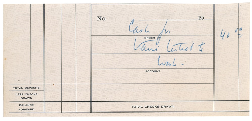John F. Kennedy Notes | RR Auction