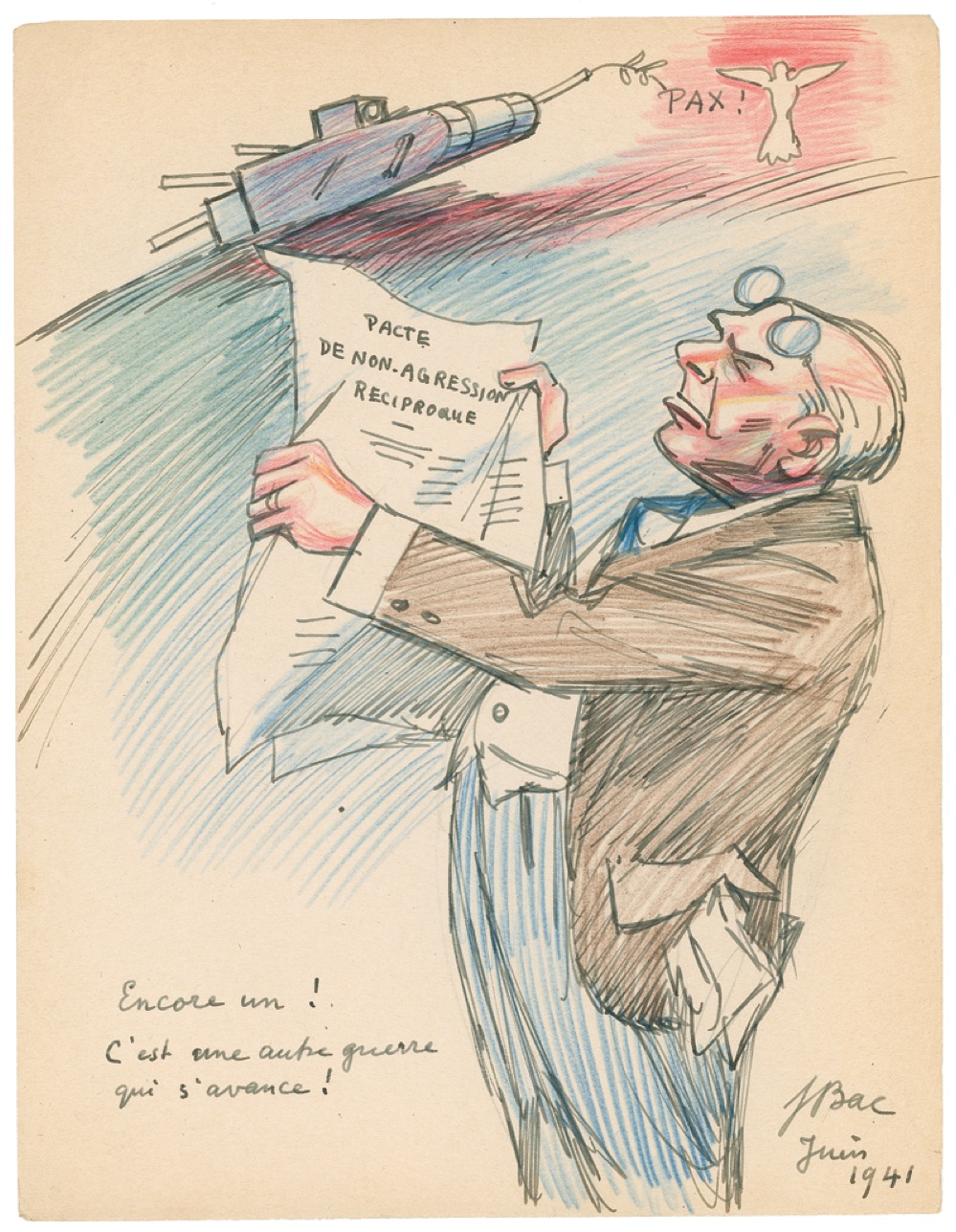 Ferdinand Bac Original Drawing | RR Auction