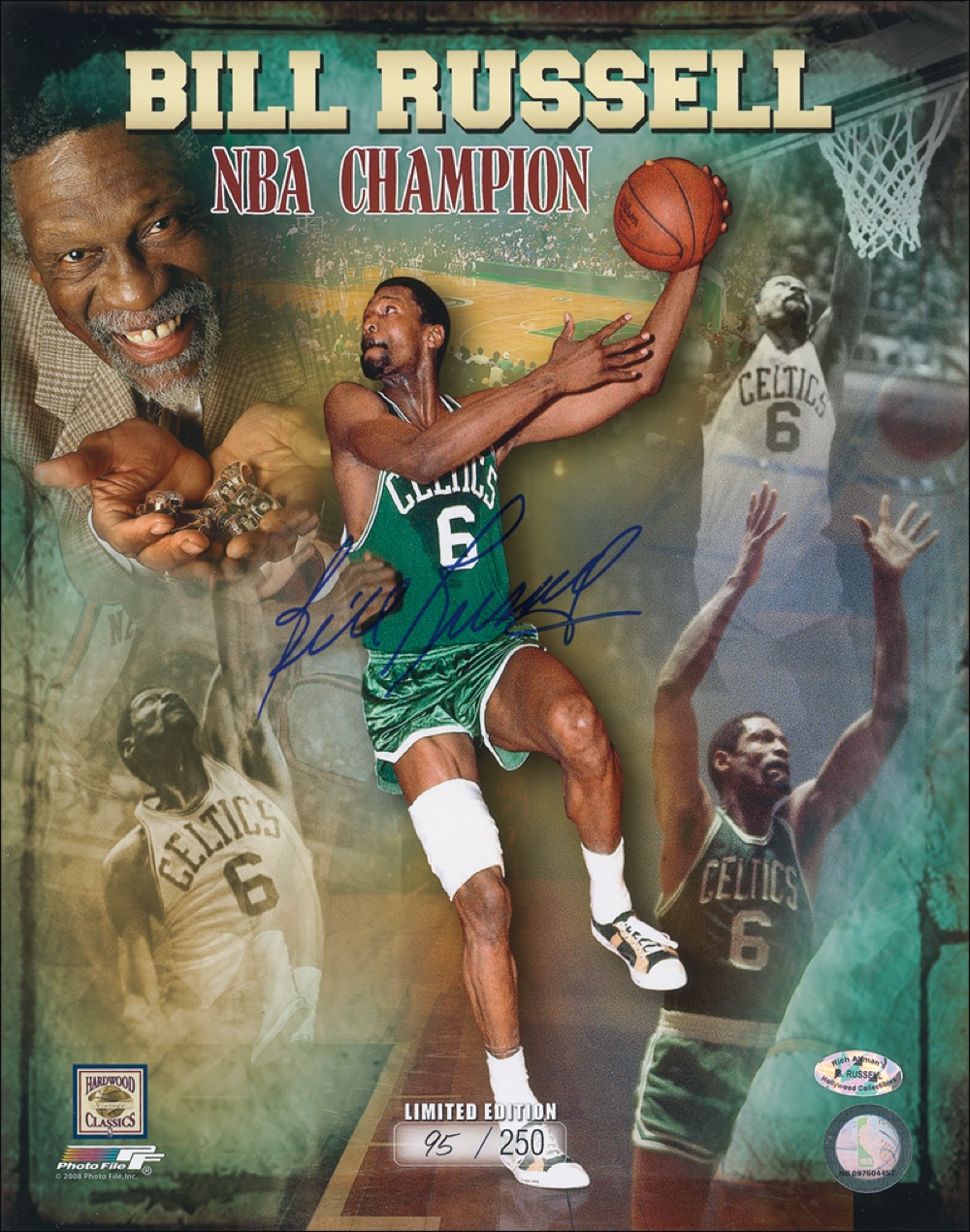 Bill Russell Signed Photograph | RR Auction