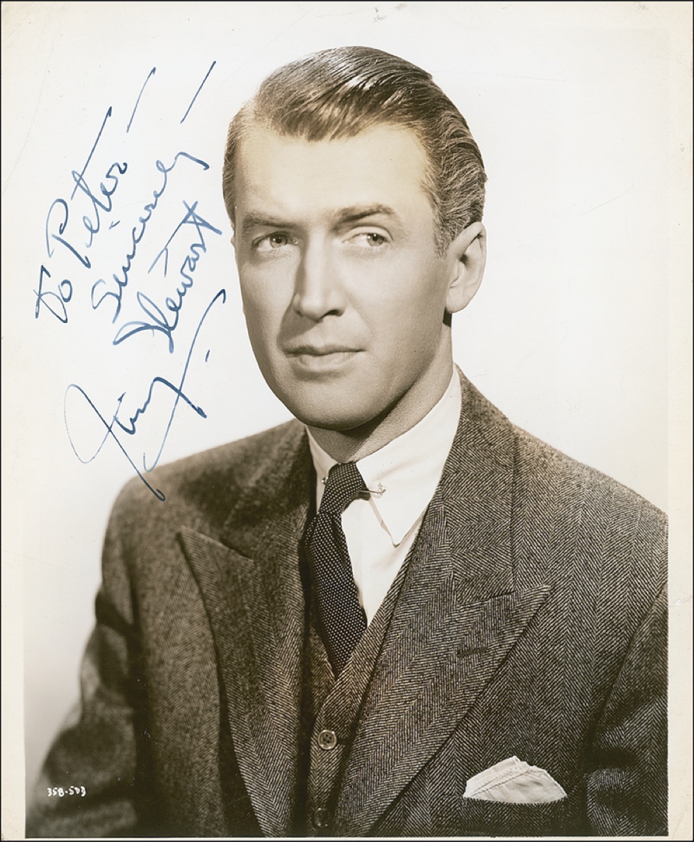James Stewart Signed Photograph | RR Auction