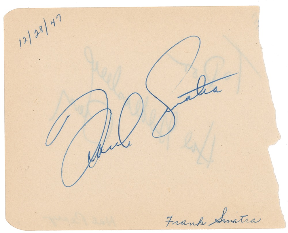 Frank Sinatra Signature | RR Auction