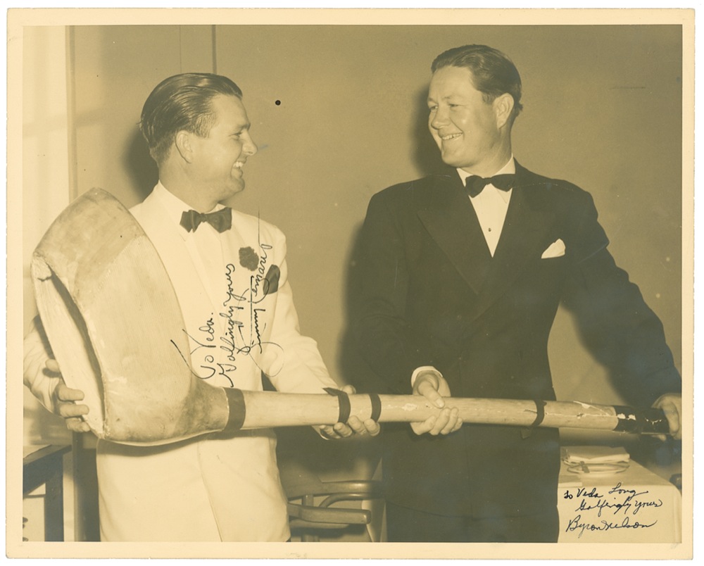 Jimmy Demaret and Byron Nelson Signed Photograph | RR Auction