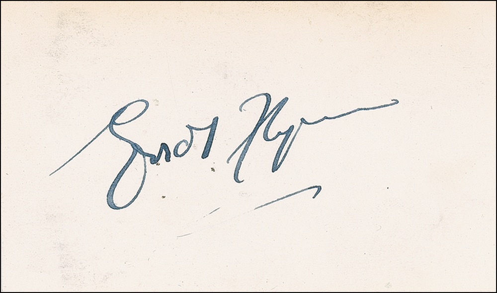 Errol Flynn Signature | RR Auction