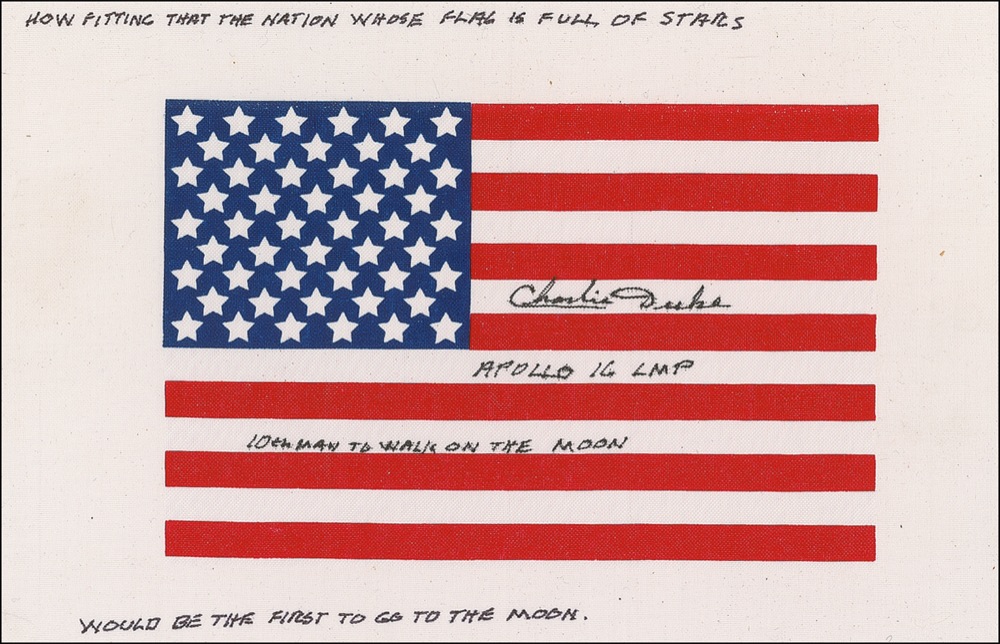 Charlie Duke: Duke honors the American Space program | RR Auction