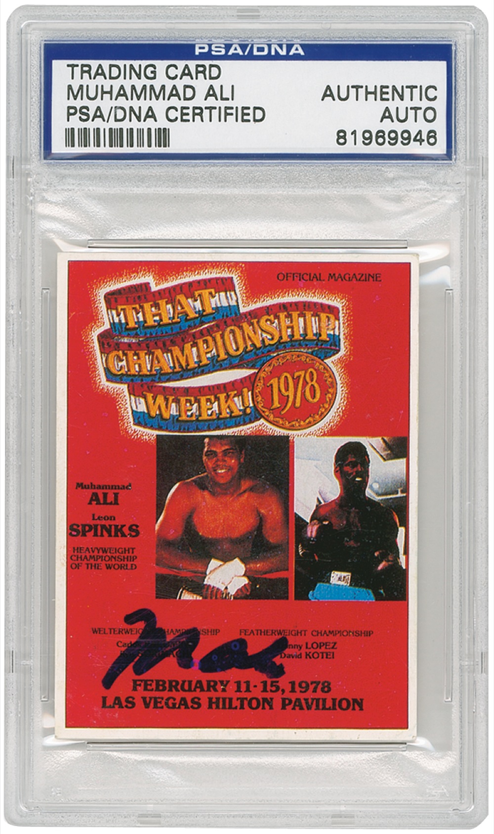 Muhammad Ali Trading Card | RR Auction