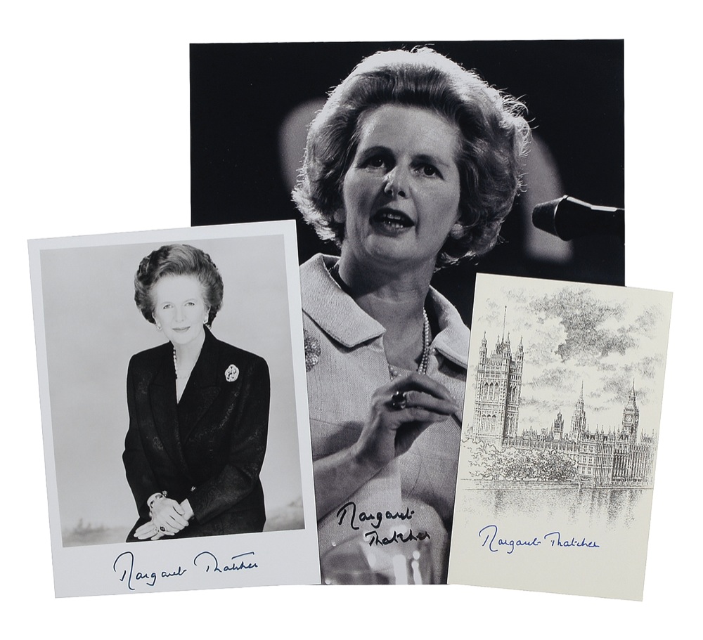 Margaret Thatcher Signed Photographs | RR Auction