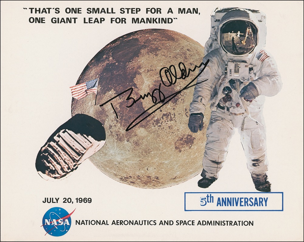 Buzz Aldrin Signed Photograph | RR Auction