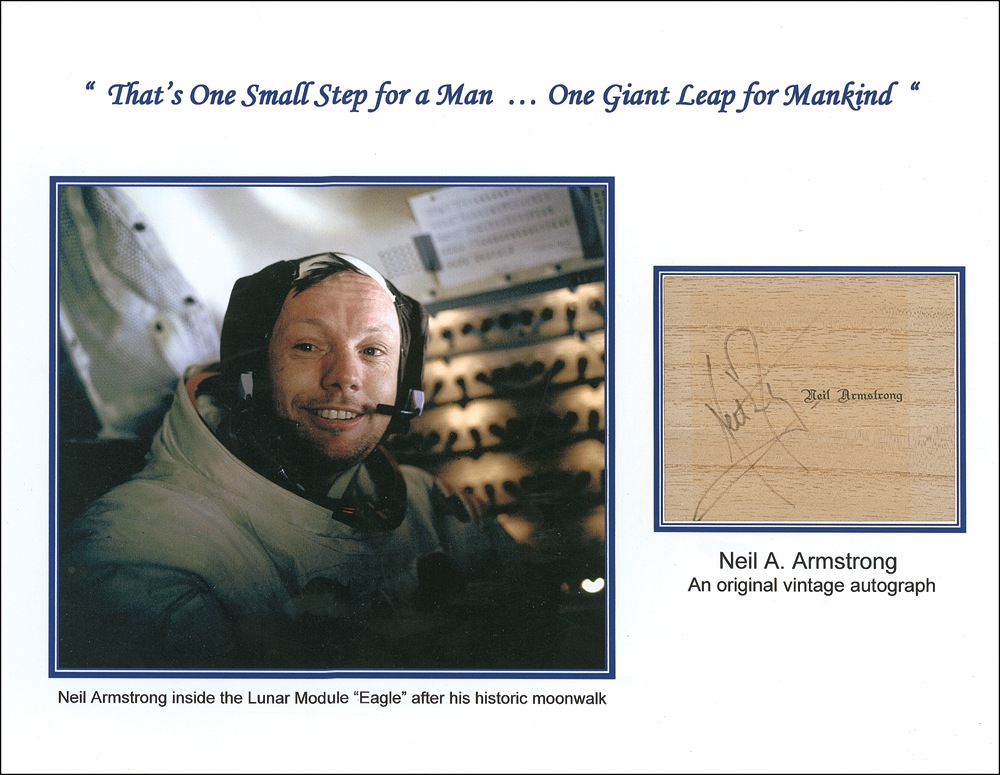 Neil Armstrong Signature | RR Auction