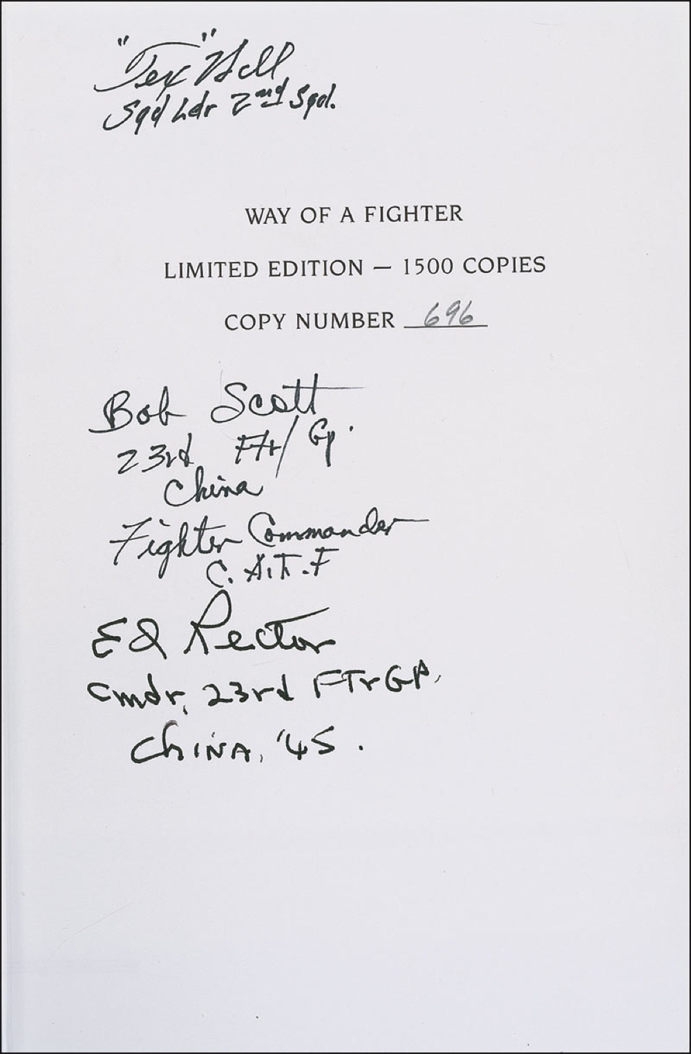Flying Tigers Book | RR Auction