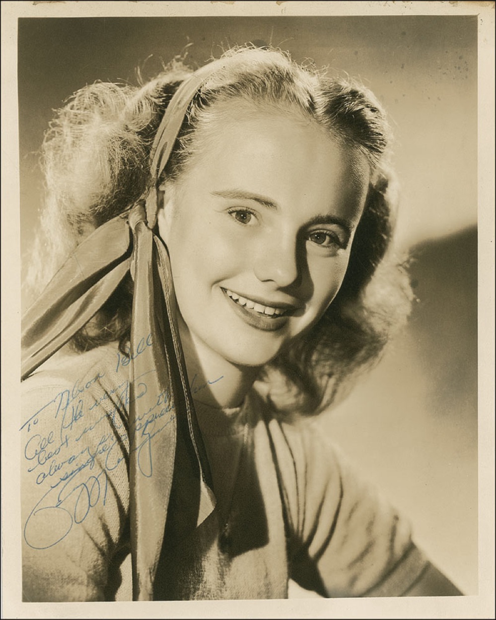 Peggy Ann Garner Signed Photograph | RR Auction