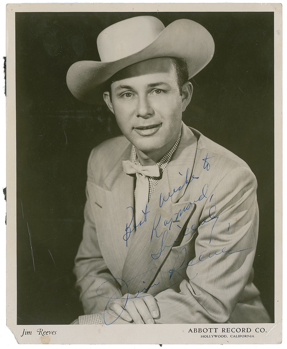 Jim Reeves Signed Photograph | RR Auction