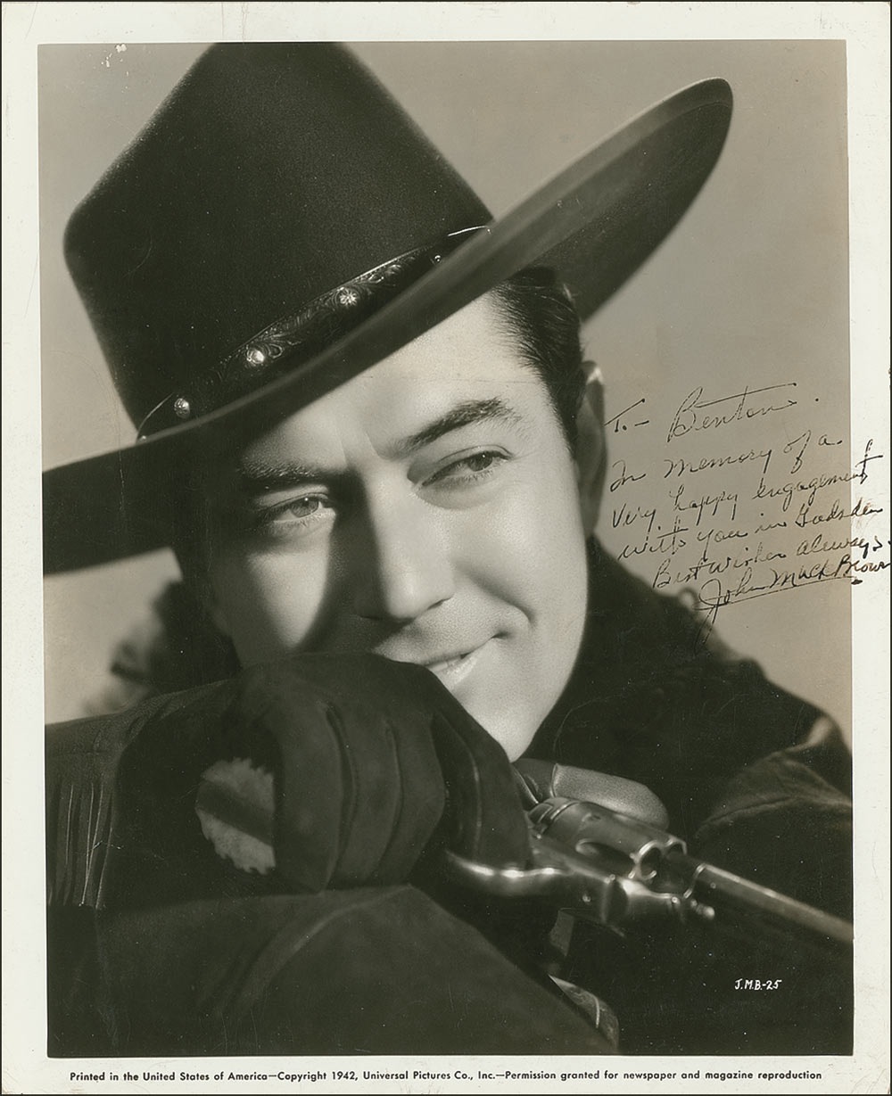 Johnny Mack Brown Signed Photograph | RR Auction