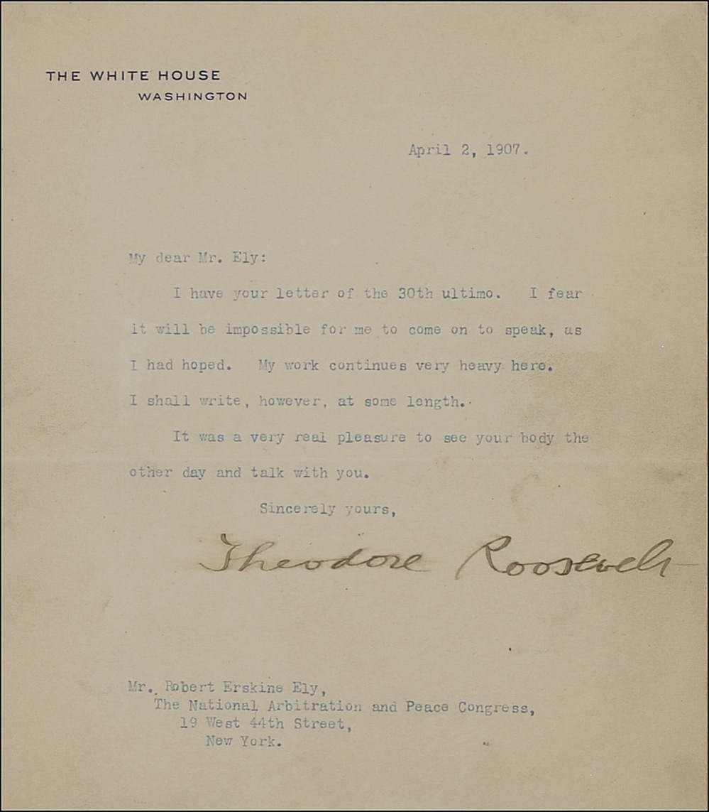 Theodore Roosevelt: A heavy workload derails TR’s plans to