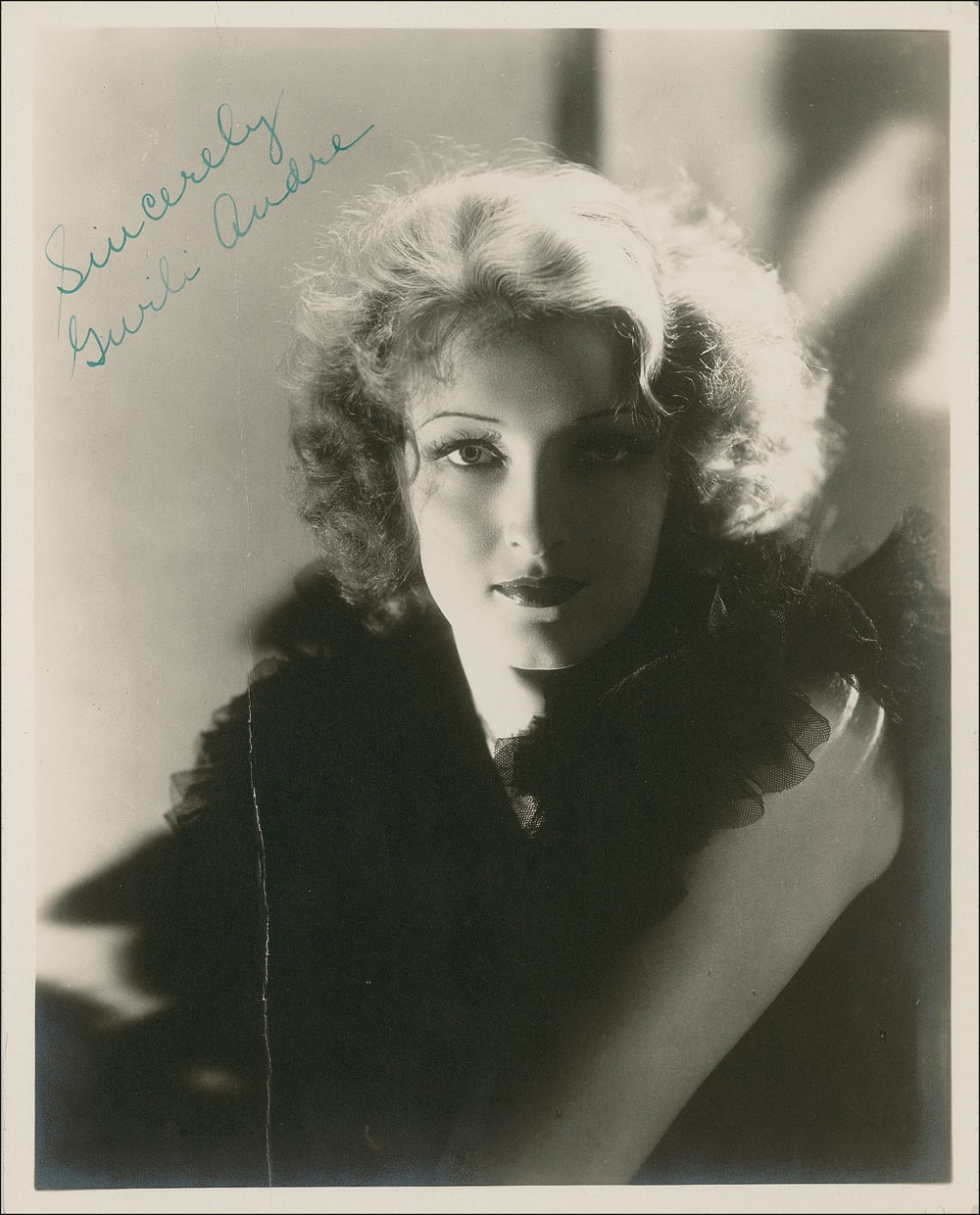 Gwili Andre: Very rare photo of a tragic actress | RR Auction