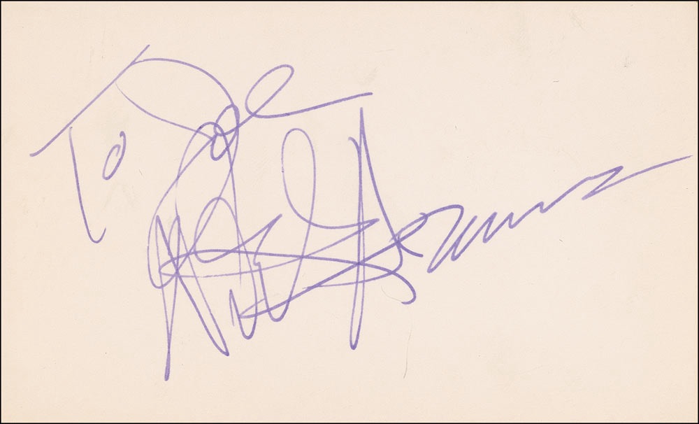 Nick Adams Signature | RR Auction