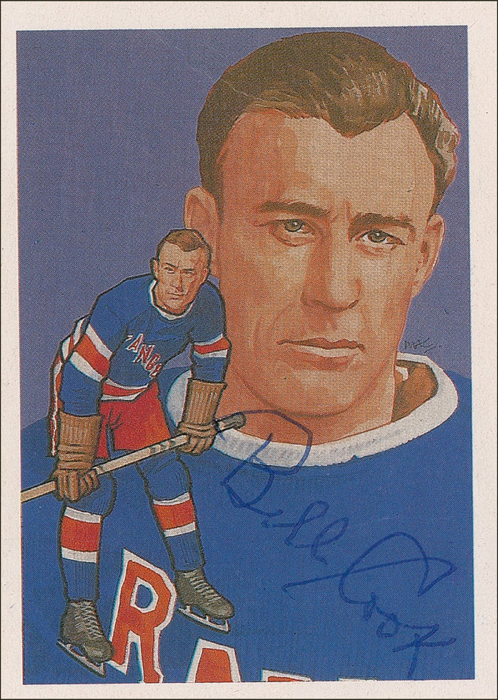 Bill Cook Hockey Card | RR Auction