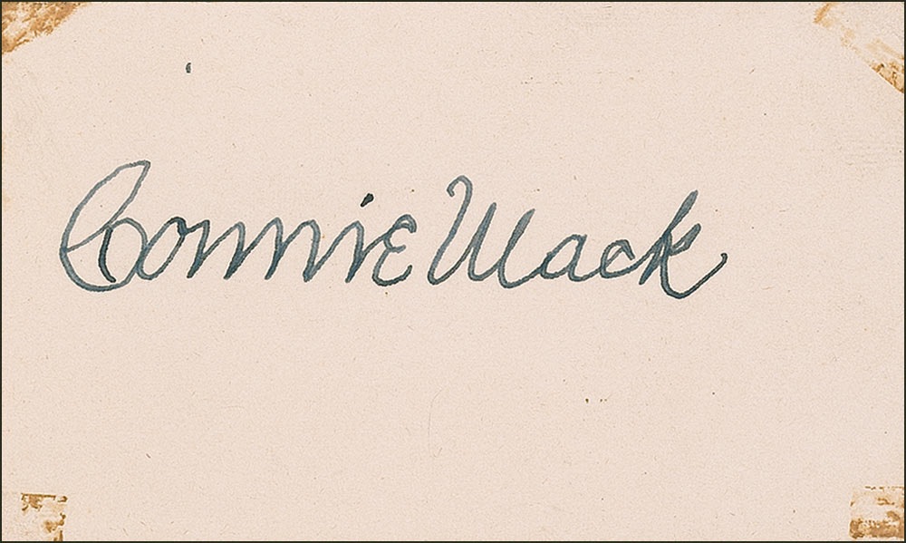 Connie Mack Signature | RR Auction