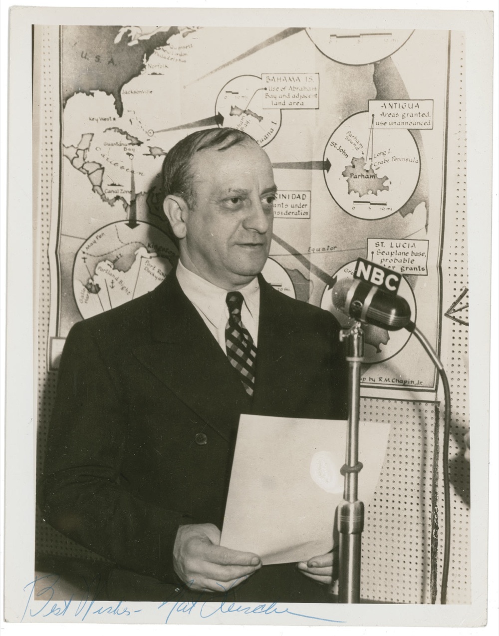 Nat Fleischer Signed Photograph | RR Auction