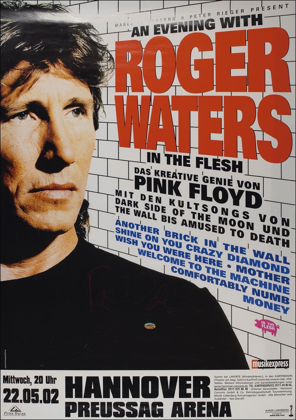 Pink Floyd: Roger Waters Poster | RR Auction