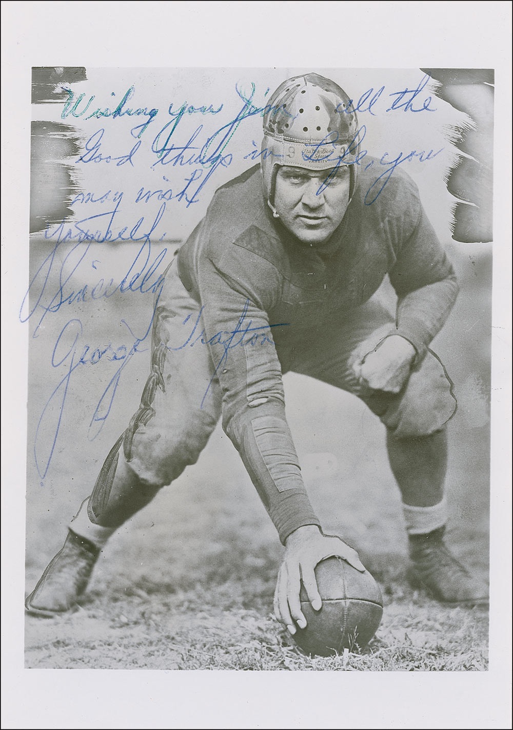 George Trafton Signed Photograph | RR Auction