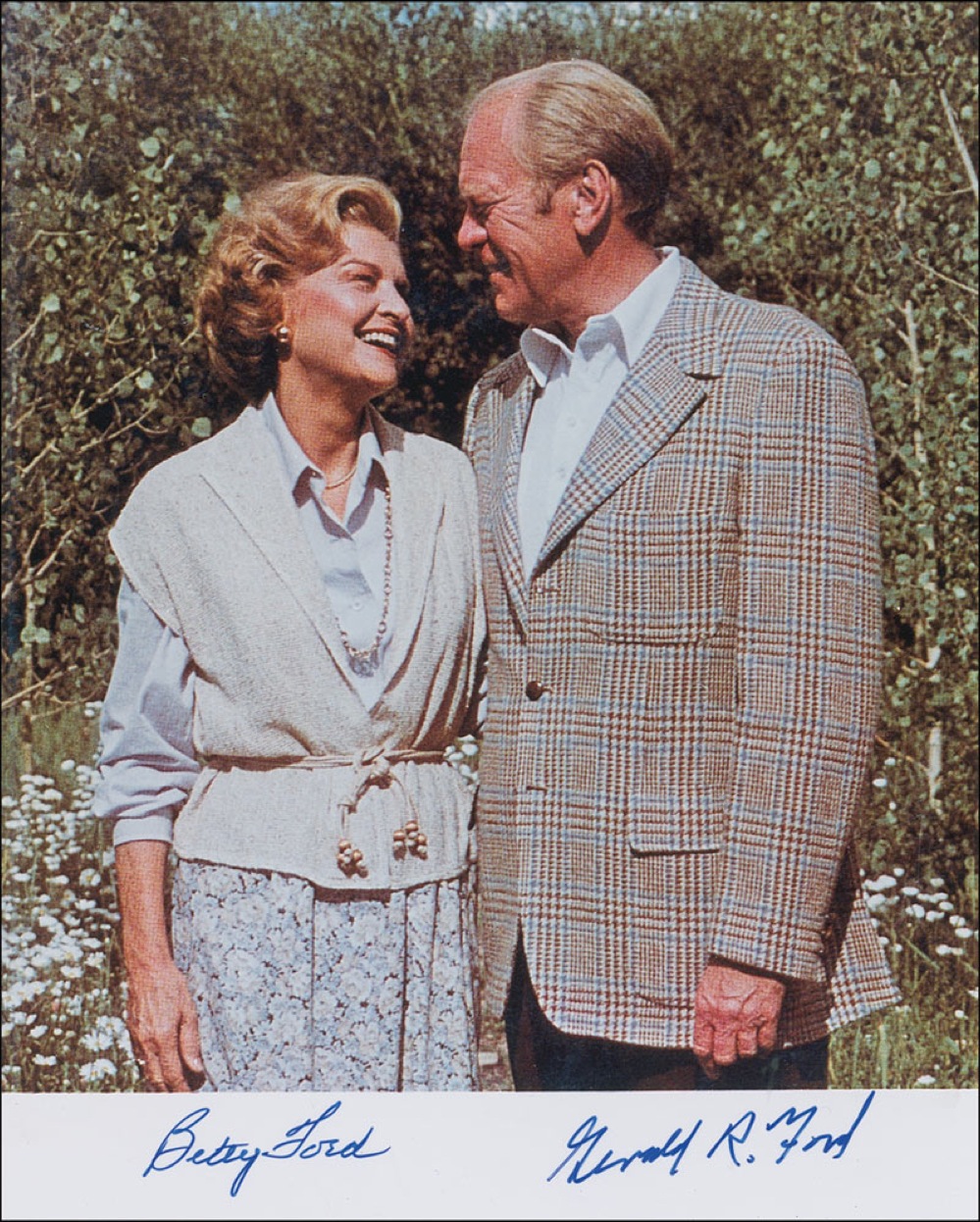 Gerald and Betty Ford Signed Photographs | RR Auction