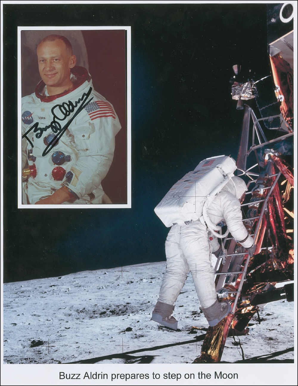 Buzz Aldrin Signed Photograph | RR Auction