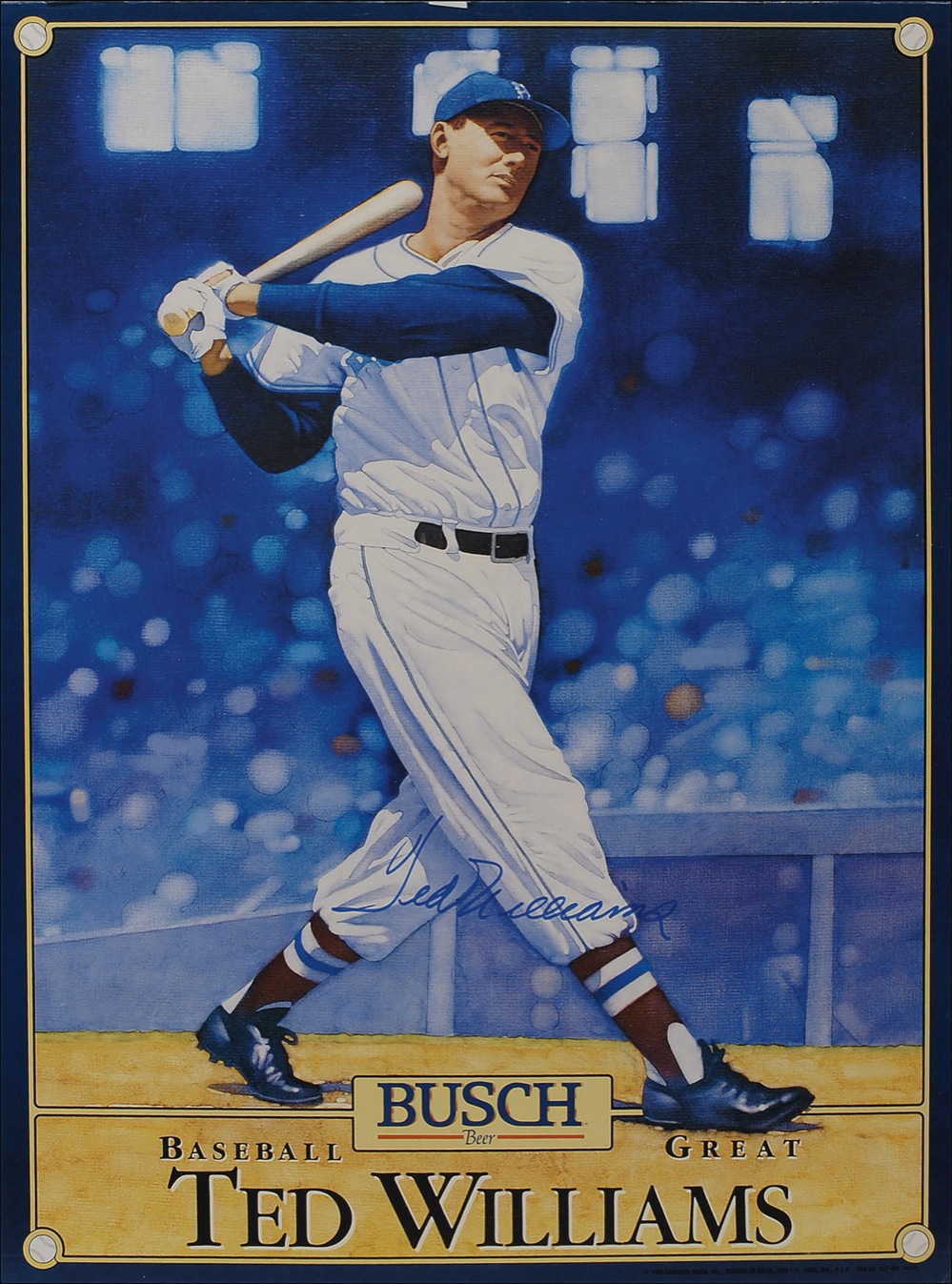 Ted Williams Poster | RR Auction