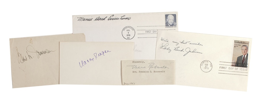 First Ladies Signatures | RR Auction