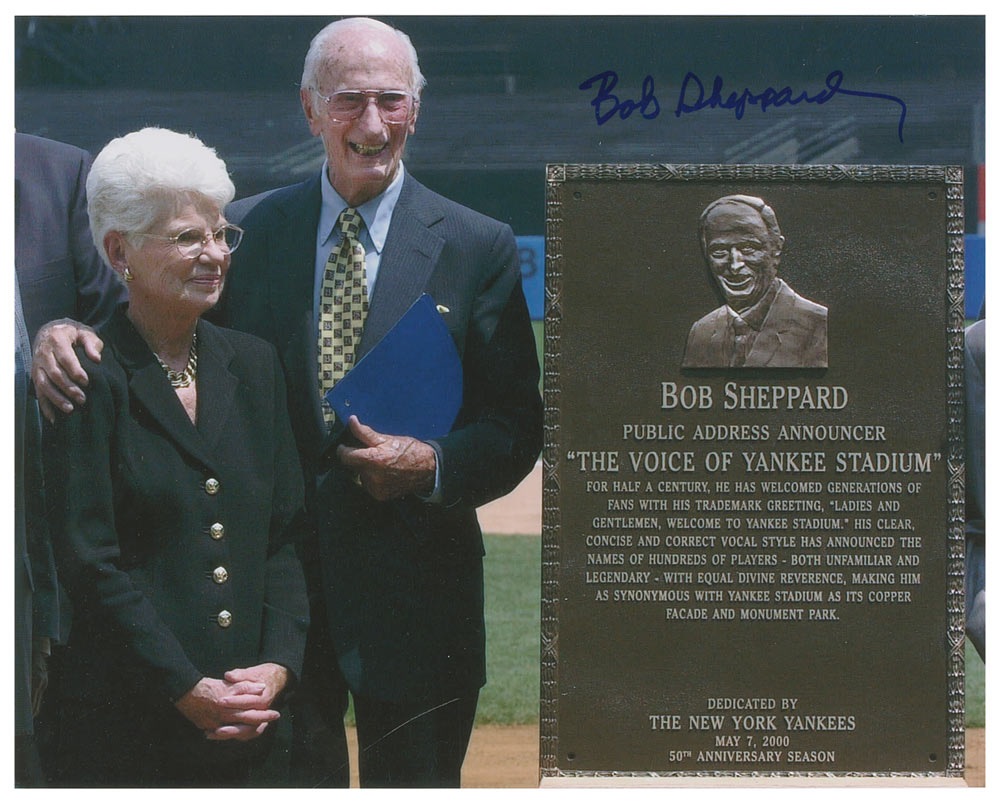 Bob Sheppard Signed Photograph | RR Auction